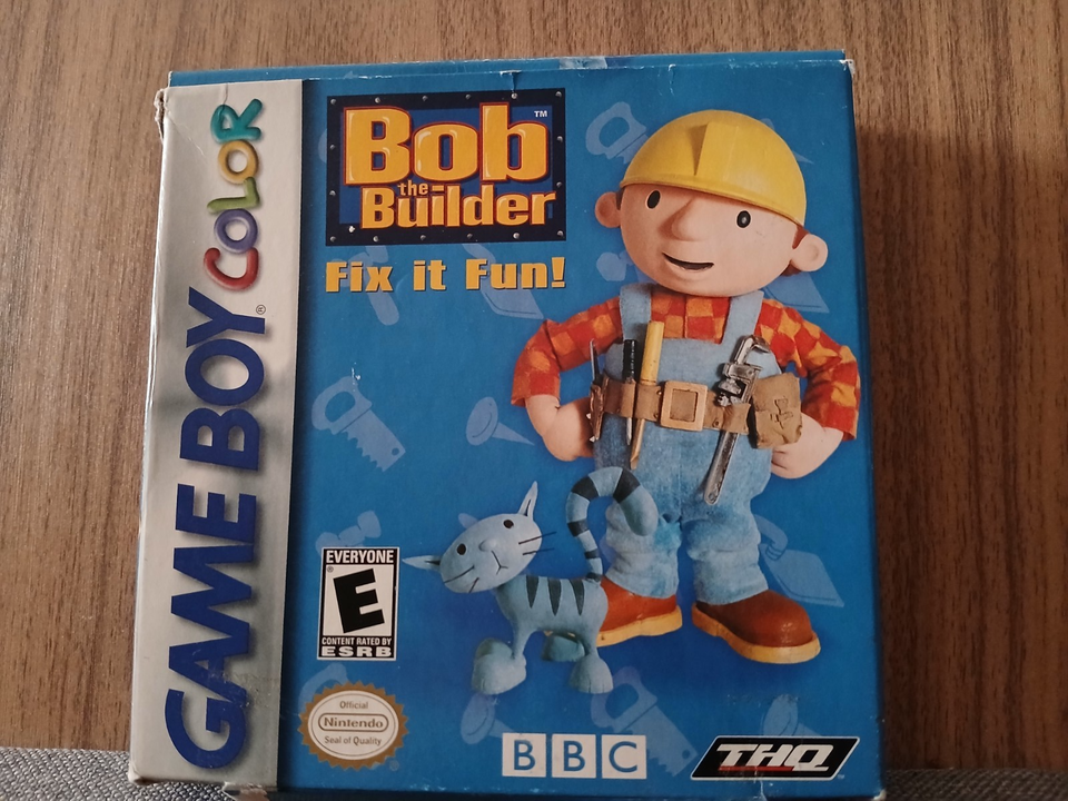 Bob the Builder: Fix It Fun! (Nintendo Game Boy Color, 2001) – Complete ...