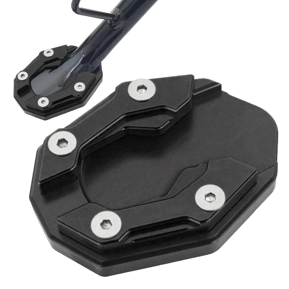 Motorcycle Bikes Kickstand Extender Foot Side Stand Extension Pad ...