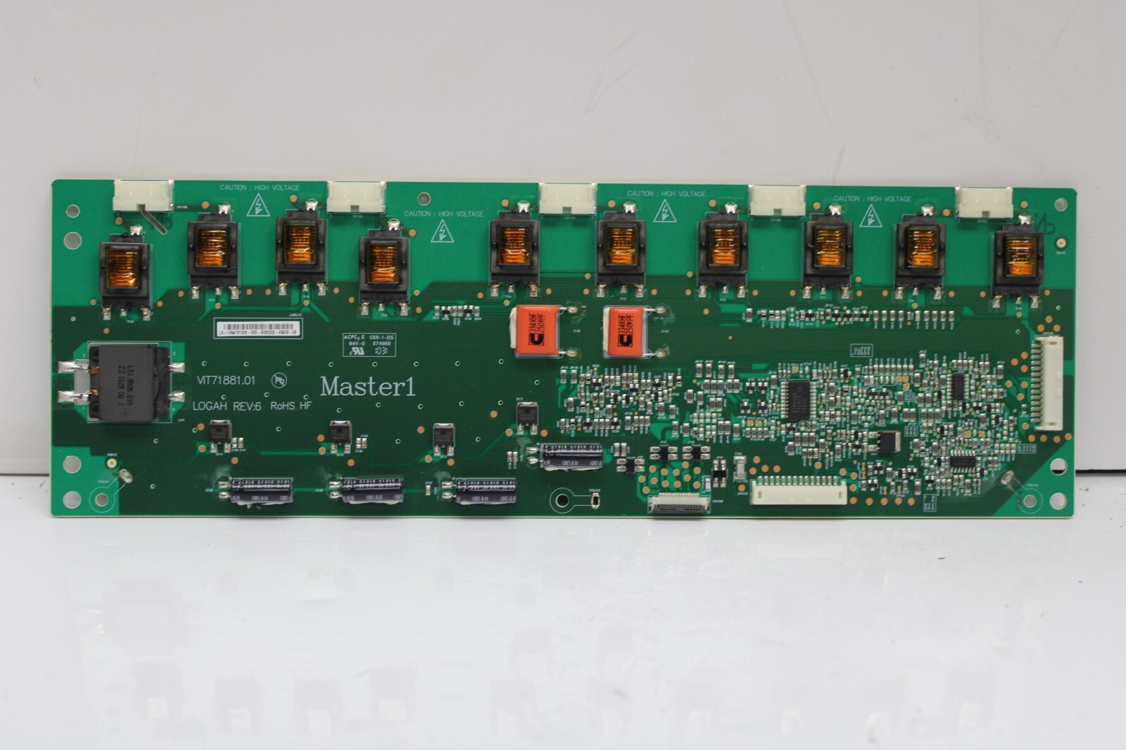 55" TOSHIBA LCD TV 55HT1U BACKLIGHT INVERTER BOARD 19.54T01.008 Rev:6 ...