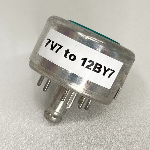 Vintage Loctal Tube Socket Adapter Used To Replace 7V7 Tube with 12BY7 ...