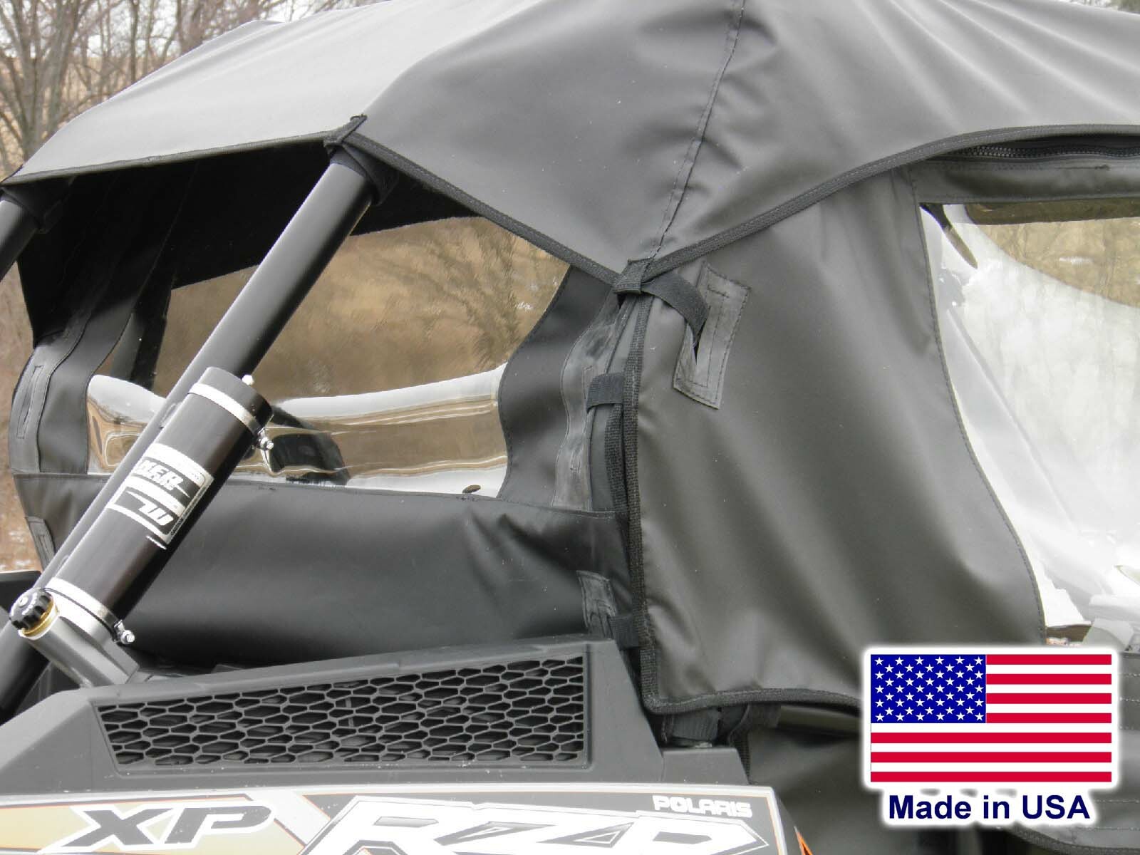 DOORS & REAR WINDOW for Polaris RZR XP Turbo S - Soft Material - Vinyl ...