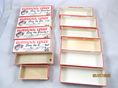 Vintage incomplete SMITHWICK LURES DEVILS HORSE BOXES 12 total lot | eBay