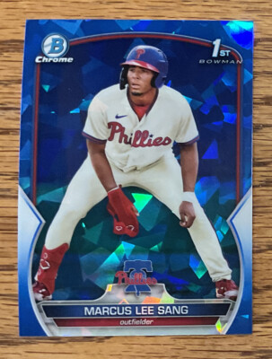 2023 Bowman Sapphire 1st Bowman Marcus Lee Sang, Philadelphia, Phillies ...
