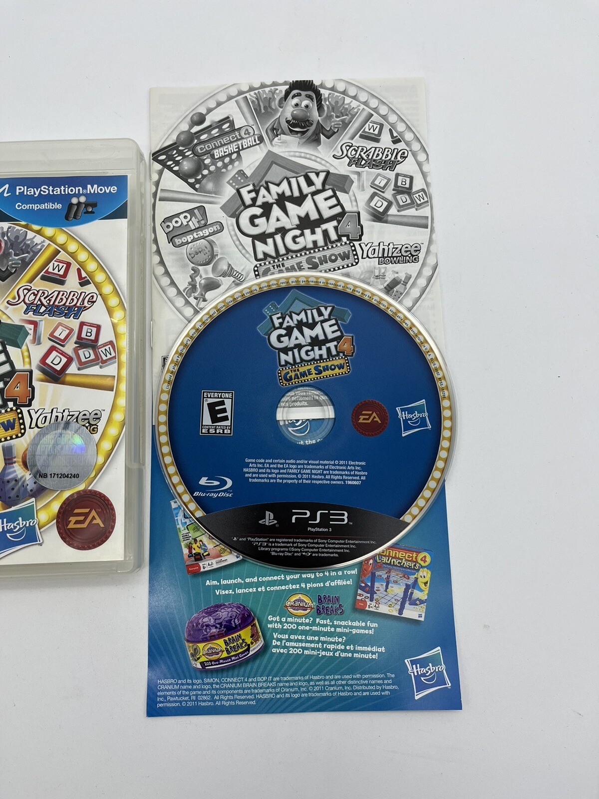 Family Game Night 4 The Game Show CIB PlayStation 3 PS3 2011 Hasbro ...