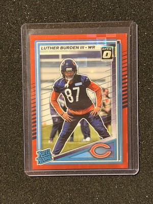 2025 Donruss - Rated Rookie Luther Burden #395 Optic Preview Red Wave ...