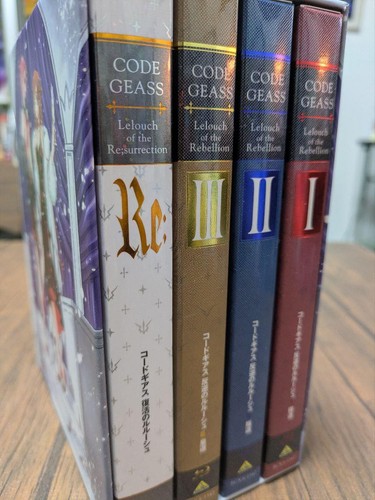 Code Geass Lelouch Of The Rebellion Blu-Ray Box First Limited Edition ...