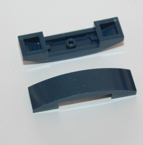 2 x Lego NavyBlue Slope Curved 4x1 Double 93273 set 75087 75042 75233 ...