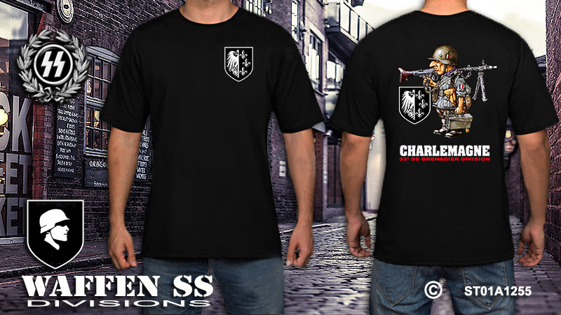 CAMISETAS TOON'S DIVISIONS: 33ª GRENADIER DIVISION - CHARLEMAGNE | eBay.de