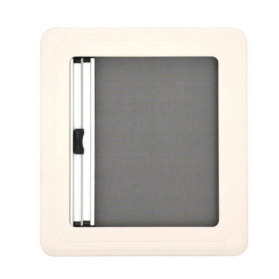 RV Caravan Hinged Push Out Window Hatch Vent Skylight 450*500mm w/Blind ...