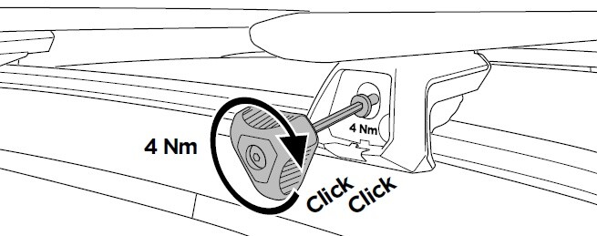 Thule torque key Evo Raised Rail black 52988 4Nm Evo Raised Rail 710400 ...