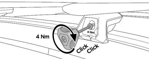 Thule torque key Evo Raised Rail black 52988 4Nm Evo Raised Rail 710400 ...