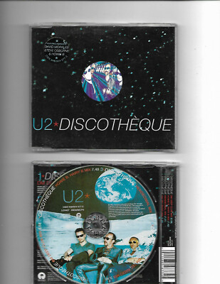 U2- Discotheque **UK 4 Mixes EP CD** Silk-screen pic disc CD w/PS. | eBay