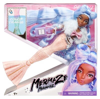 Mermaze Mermaid Color Change Shellnell Mermaid Fashion Doll with ...