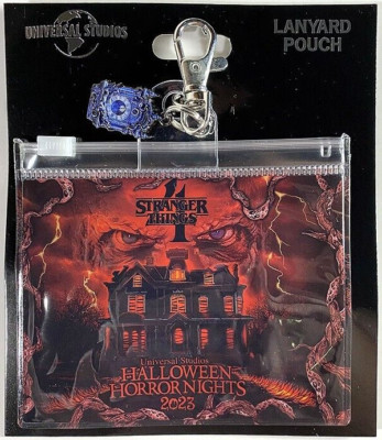 Universal Halloween Horror Nights 2023 Stranger Things Lanyard Pouch ...