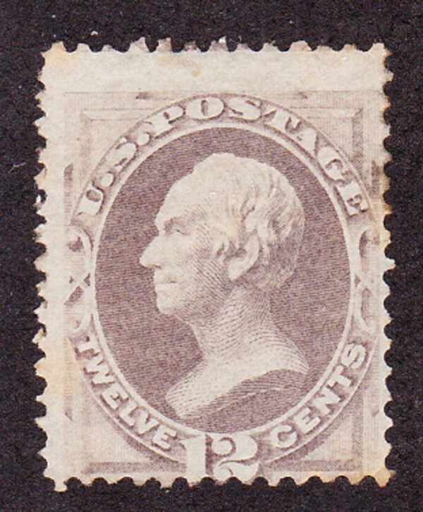 U.S. Sc. #151, Mint, 1870, 12-cent Clay, Dull Violet, No Grill | eBay