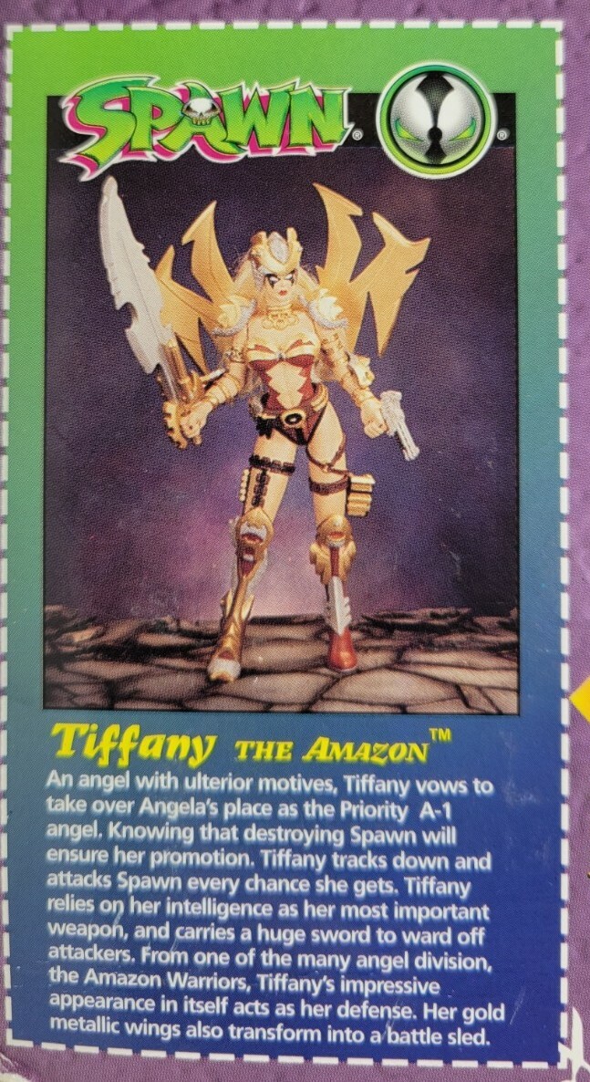 Spawn Tiffany the Amazon Series 6 1996 McFarlane Toys Ultra Figure VTG ...
