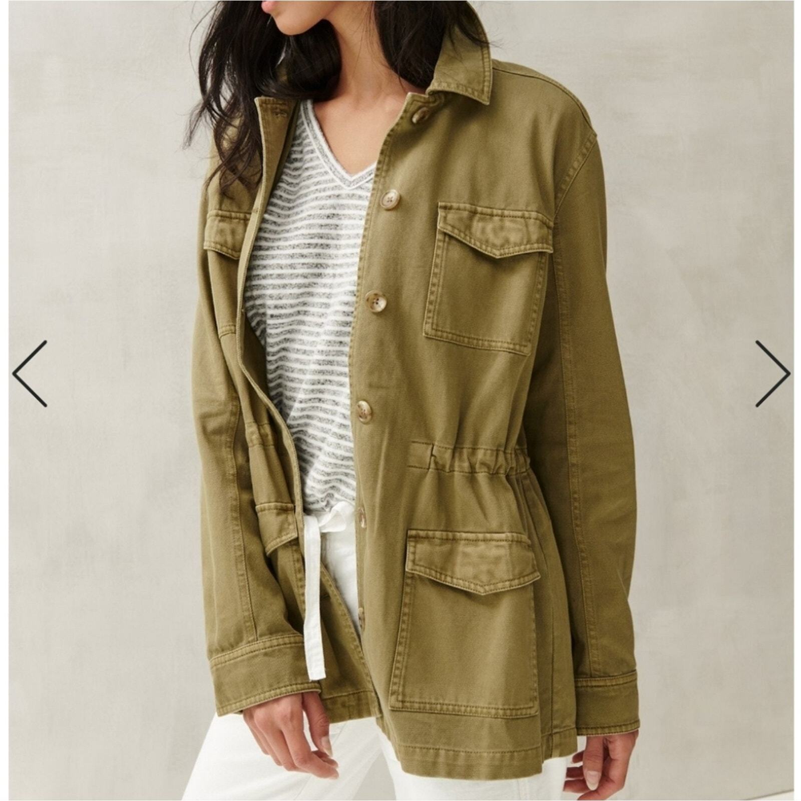 Lucky Brand explorer utility jacket green anorak - Gem