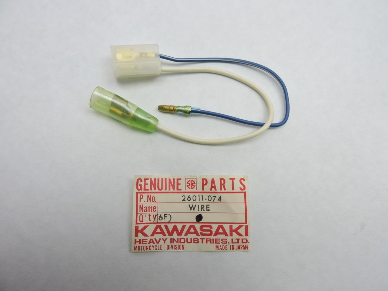 26011-074 NOS Kawasaki Rectifier Wire Lead MC1A G4TRE KV100-A7 Y736b | eBay