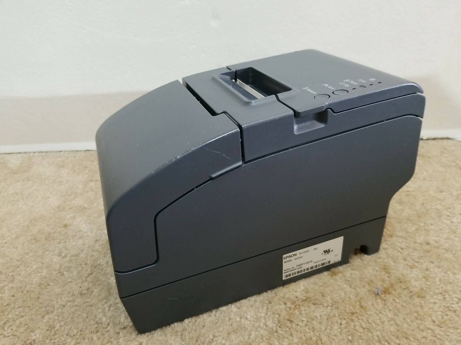 EPSON TM-H2000 MONOCHROME DUAL FUNCTION THERMAL RECEIPT PRINTER M255A ...