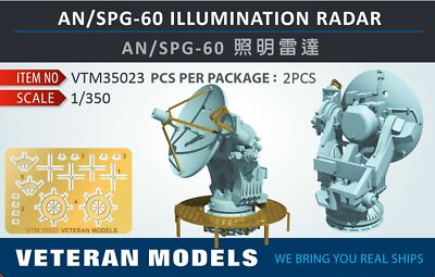 VETERAN 1/350 AN/SPG-60 ILLUMINATION Radar resin upgrade VTM35023 | eBay