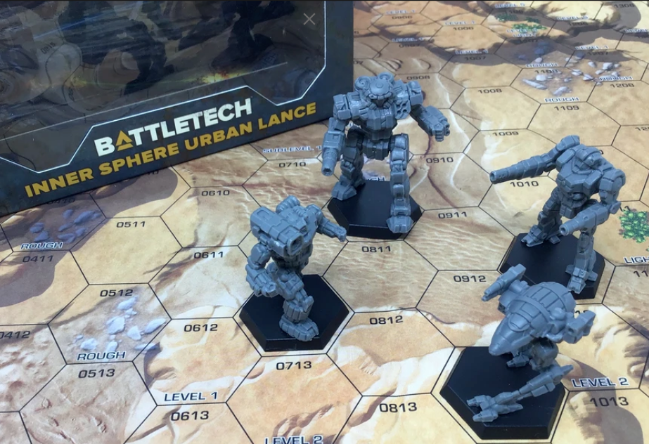 Battletech Inner Sphere Urban Lance Mech Pack Catalyst Hunchback Victor ...