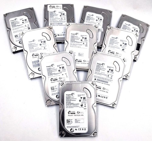 Lot of 10 Seagate Barracuda 500GB 7200 RPM SATA II 3.5" Hard Drive ...