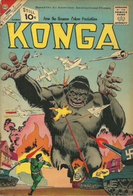 THE COMPLETE KONGA & GORGO CHARLTON COMIC BOOK COLLECTION ON DVD ROM ...