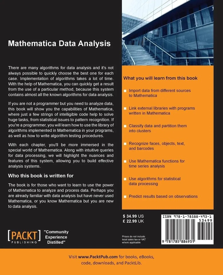 Mathematica Data Analysis Sergiy Suchok Taschenbuch Kartoniert ...