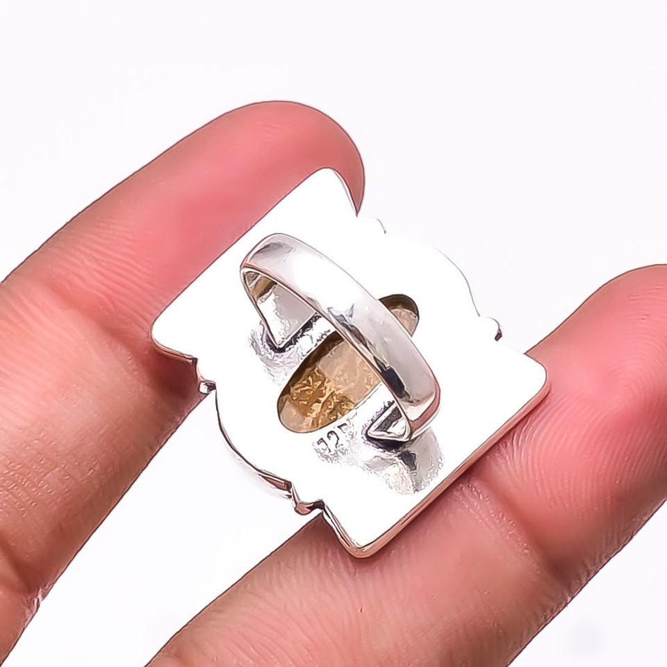 Picture Jasper - Oregon Designer Handmade 925 Sterling Silver Ring S.7 R4585 | eBay