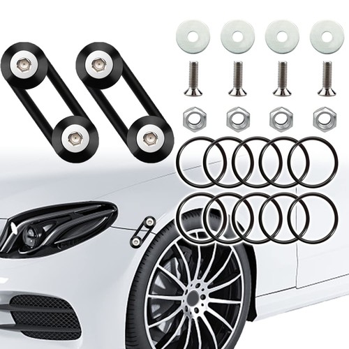 Mejiao Front Bumper Clips Black 12PC Quick Release Bumper Clips it Can ...