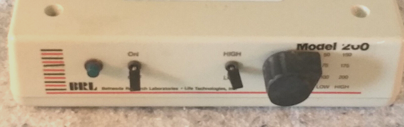 BRL MODEL 200 POWER SUPPLY Tested working.(C19B3) | eBay