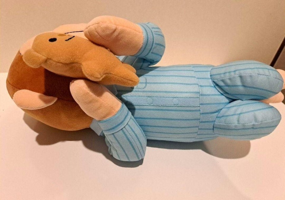 RARE Curious George L Plush doll Smile Sleeping ver. Exclusive to JAPAN ...