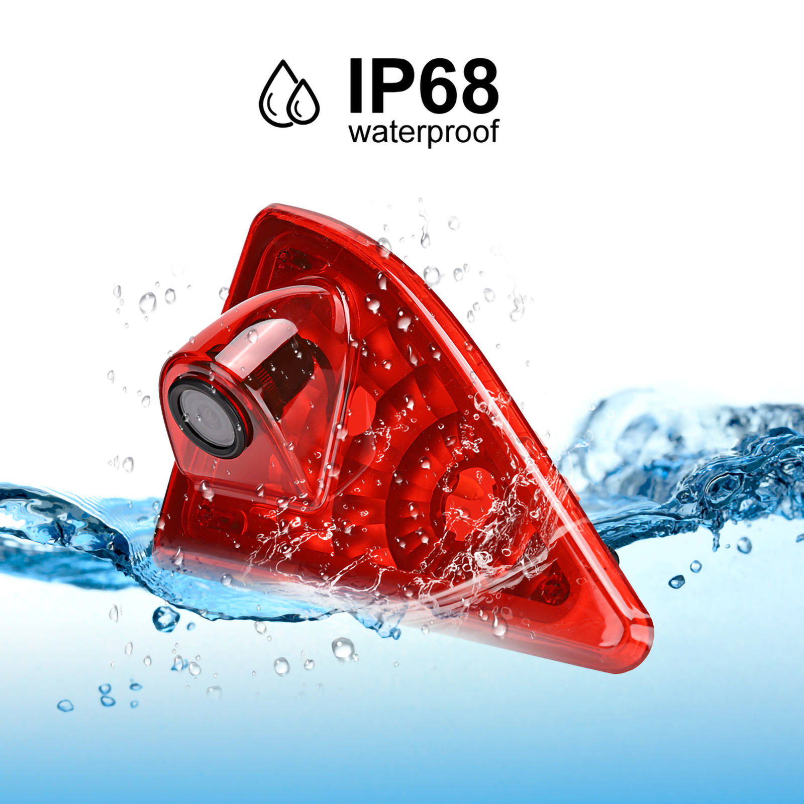 12V IP68 HD Monitor Rear View Reversing Brake Light Camera For Master | eBay