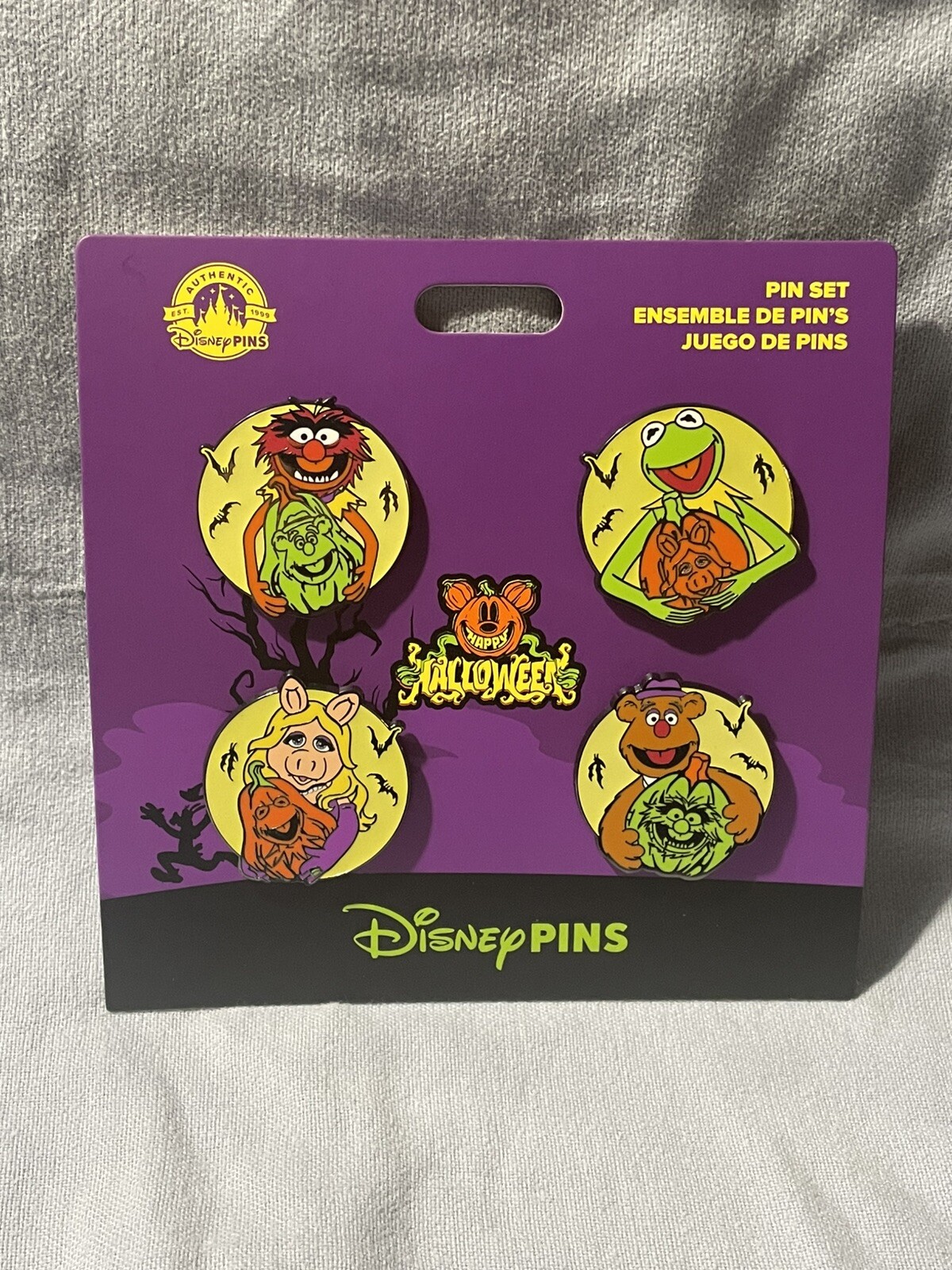 NEW Set of 4 Walt Disney Parks 2024 Halloween Pins - Muppets - Kermit ...