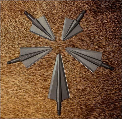 VPA 2 Blade Double Bevel Broadheads 150, 175, 200, 250, and 300 Grain 3 ...