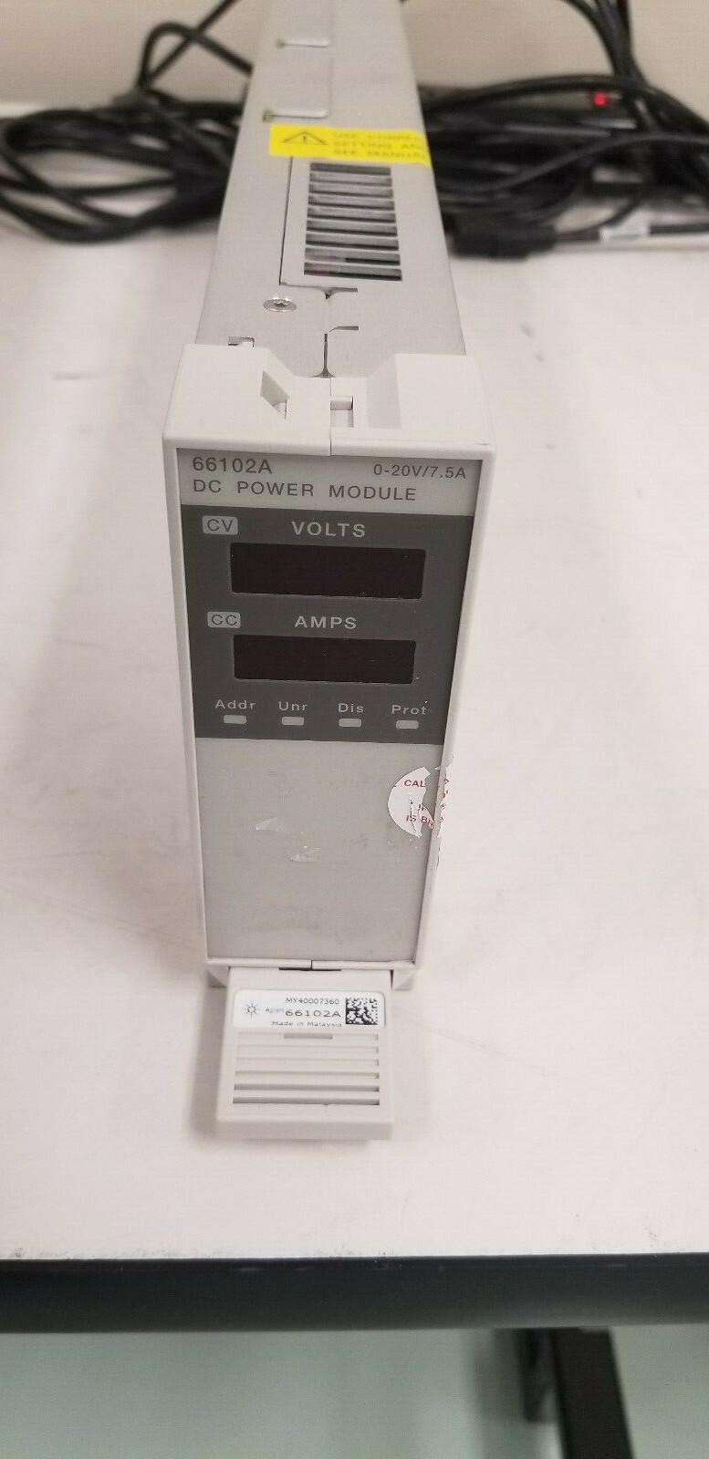 Agilent 66102A DC Power Module 0-20V/7.5A Unit #2 | eBay