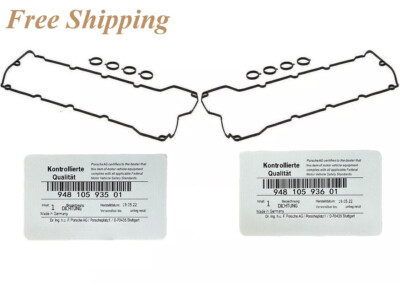 Valve Cover gasket kit For PORSCHE 11-18 Cayenne 4.8 V8, 10-16 Panamera ...