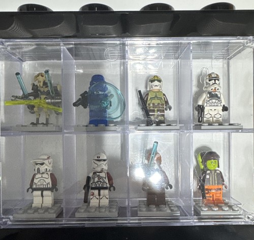 Lego Star Wars Lot Mini figures & Display. READ DESCRIPTION. AS SHOWN ...