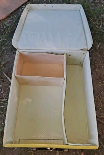 VINTAGE KEN DOLL CASE 1961 YELLOW MATTEL STORAGE SUITCASE 13” by 11” | eBay