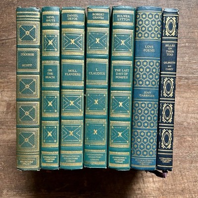 International Collectors Library Lot of 7 Vintage Books Classics Decor ...