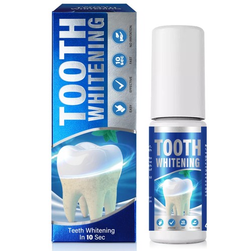 Tooth Paint, Instant Teeth Whitening Paint, Simple & Quick Bright White ...