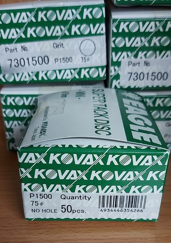 KOVAX Dry Super Tack K1500 Finition detailling 75mm boite de 50 disques ...