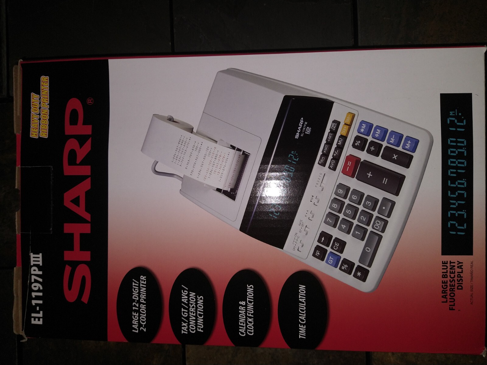 Sharp EL-1197PIII Printing Calculator for sale online | eBay