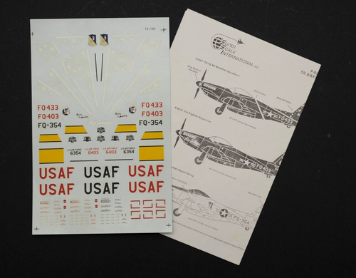 SSI Decals 1/72 F-82 Twin Mustang 52 AWFS 27 FEW – Mint Condition | eBay
