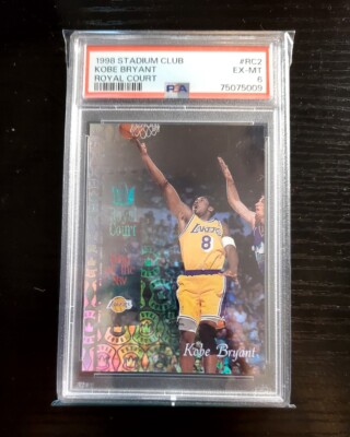 PSA 6 1998/99 Stadium Club KOBE BRYANT Royal Court “King of the Sky ...
