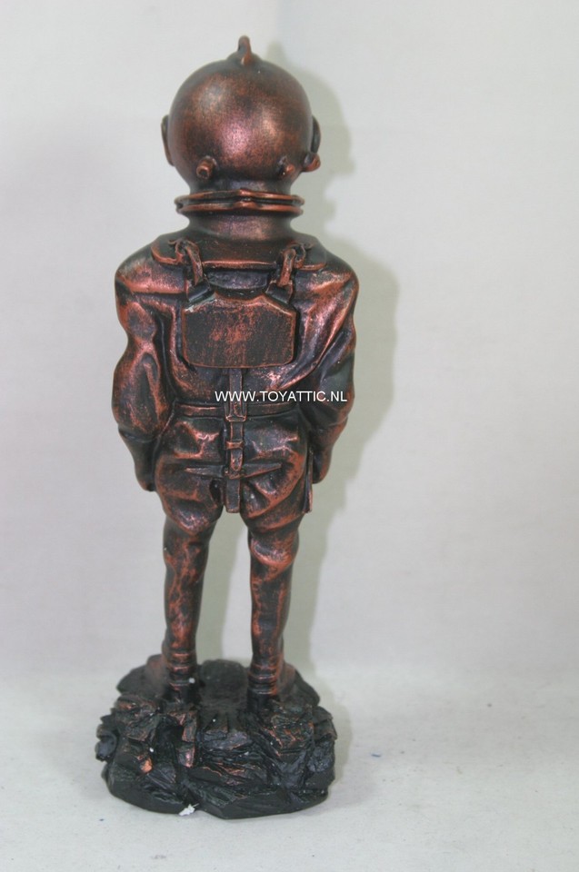 Deep sea diver statue with diving helmet, suit, diving shoes very nice ...