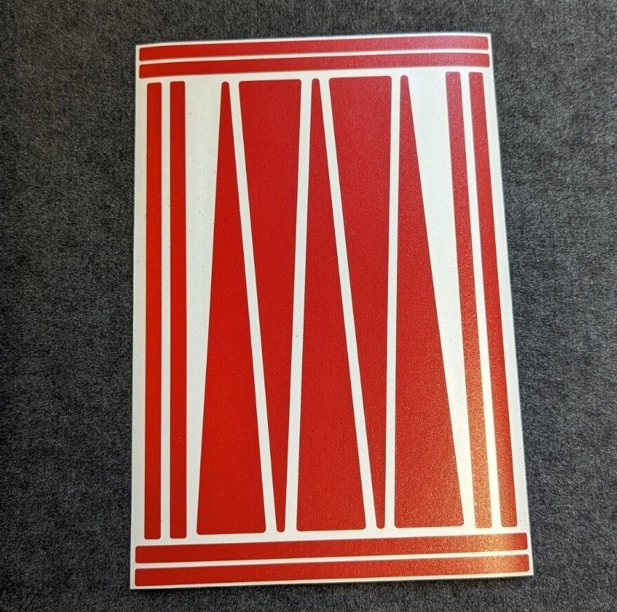 200MM X 130MM REFLECTIVE CHEVRON STICKERS - COLOUR OPTIONS AVAILABLE ...