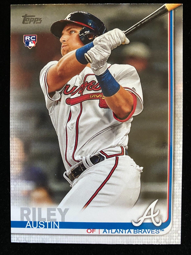 2019 Topps Update Series AUSTIN RILEY Rookie #US100 Atlanta Braves RC ...