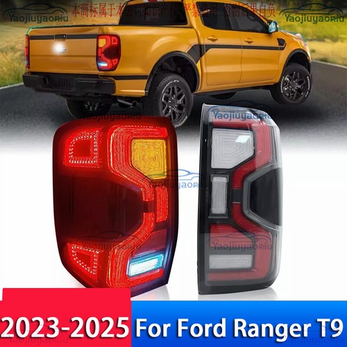 2Pcs For Ford Ranger T9 P703 2023 2024 2025 SMOKE LED Rear Tail Light ...