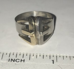 Antique Sterling Silver Belt Buckle Ring | semashow.com
